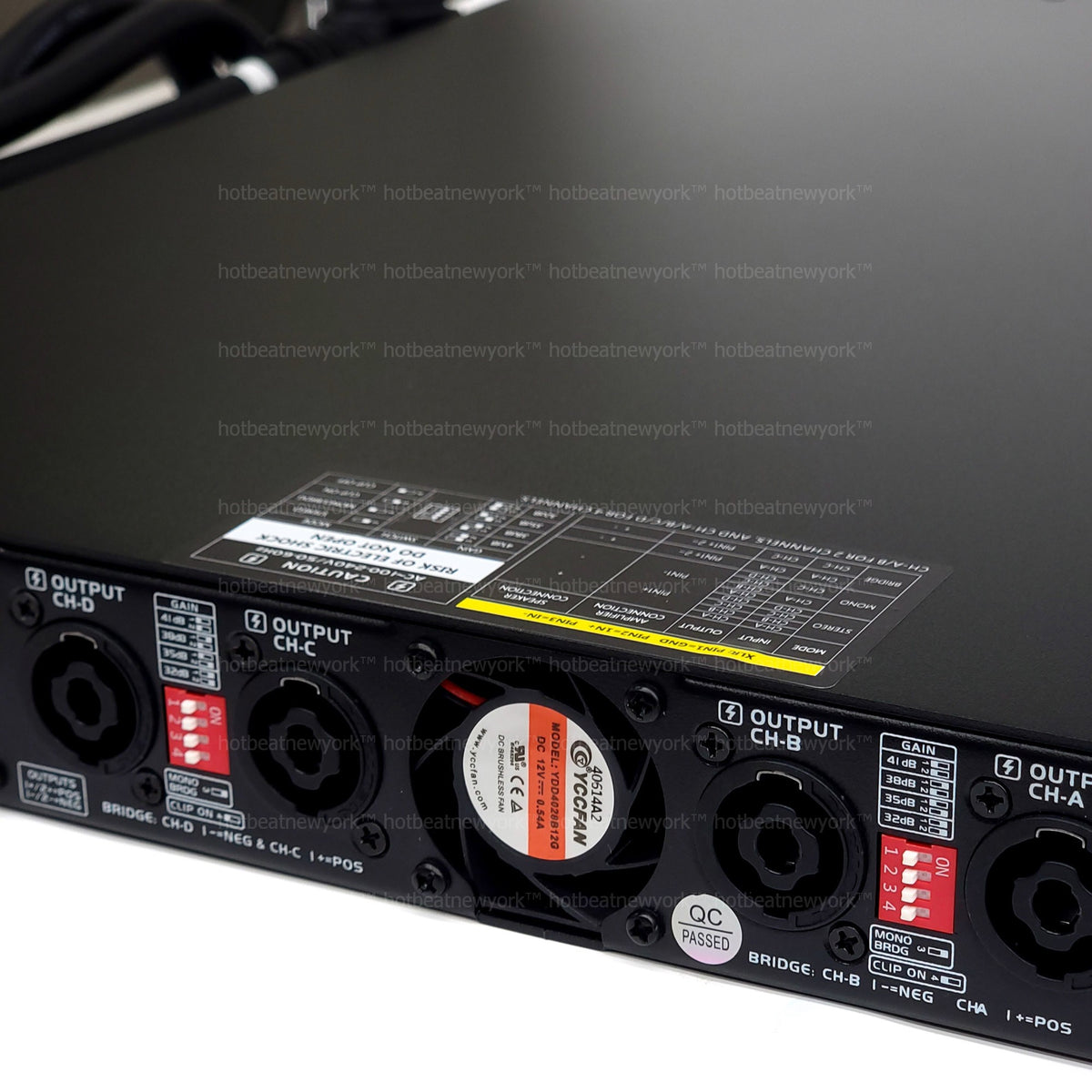 AdMark AD-420 High Output Audio Power Amplifier Class-D (4 x 2000 Watt ...