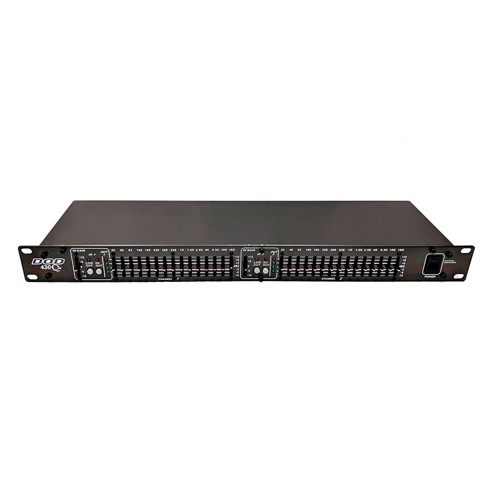 DOD Harman SR430 Professional EQ Dual 15-Band Graphic DJ Equalizer SR ...