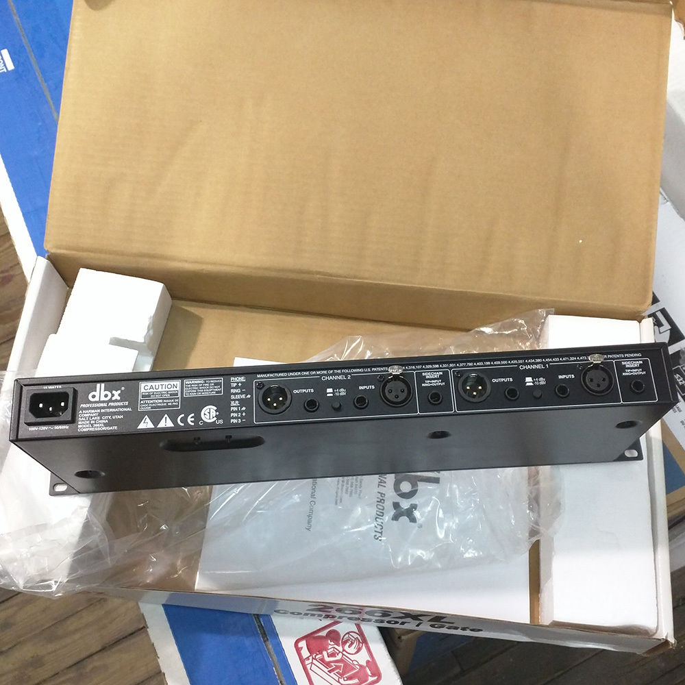dbx 266XL Dual Compressor Limiter Gate 691991400513 266-XL Compression ...