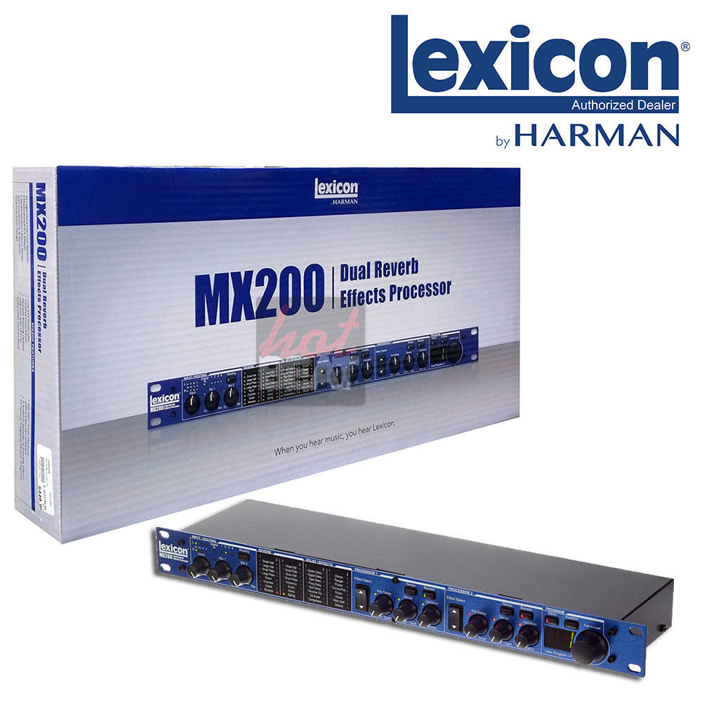 Lexicon MX200 Stereo Reverb 24-Bit Multi Effects Processor DSP VST 691 ...