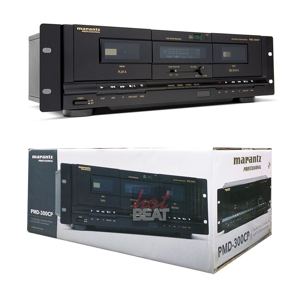 Marantz PMD-300CP Pro Dual Deck Cassette Recorder/Player with USB PC C ...