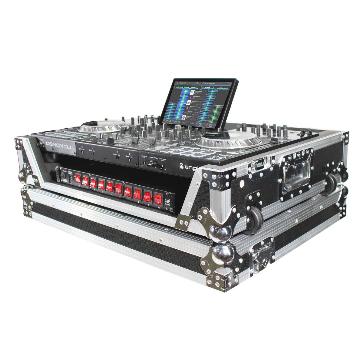 ProX XS-PRIME4 W ATA Flight Case For Denon PRIME 4 DJ Controller with ...