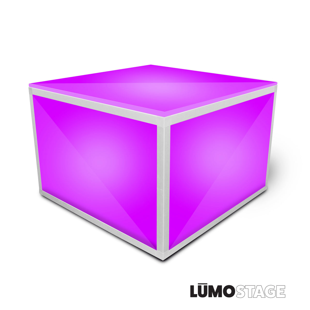 ProX XSA-2X2-16 Lumo Stage Acrylic Stage 2'x'2x16" Platform Cube Light ...